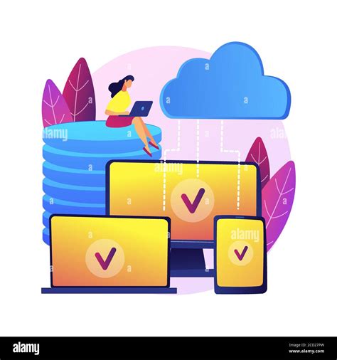 Saas Technology Abstract Concept Vector Illustration Stock Vector Image And Art Alamy