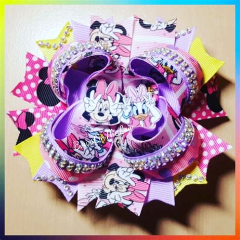 9 You Can Buy This On Facebook Bowsonthelow Minnie Mouse Bow Hair