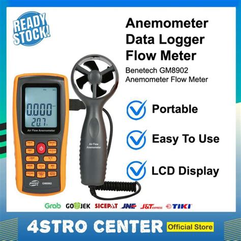 Promo Gm8902 Benetech Anemometer Data Logger Flow Meter Gm 8902 Cfm Loger Diskon 23 Di Seller