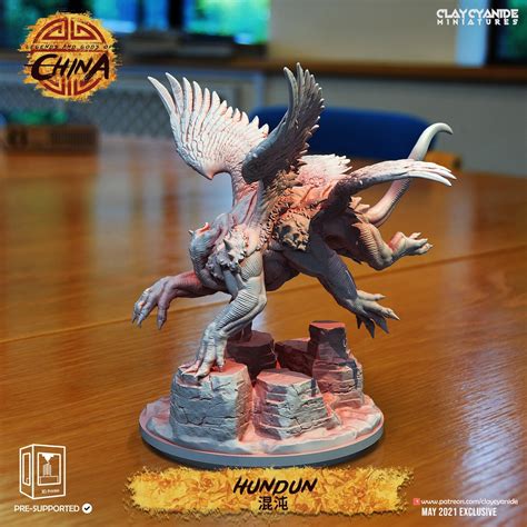 Hundun • Legends And Gods Of China • By Clay Cyanide Dungeons And