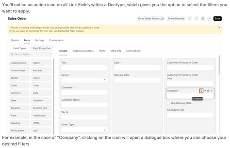 Link Field Filter Document Frappe Framework Frappe Forum