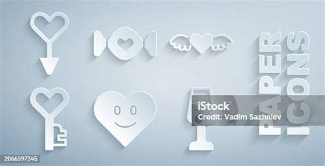 하트 날개 키 하트 모양 샴페인 잔 사탕 및 여성 성별 기호 아이콘입니다 벡터 3차원 형태에 대한 스톡 벡터 아트 및 기타 이미지 3차원 형태 낮 단일 객체 Istock