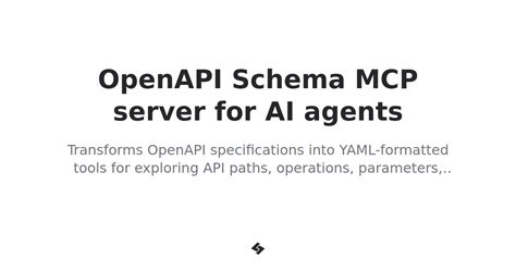 Openapi Schema Mcp Server For Ai Agents