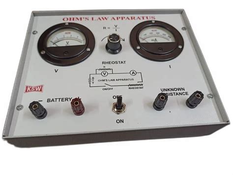 5amp 5 M Ksw Ohms Law Apparatus 5 Model Namenumber Sme209 At