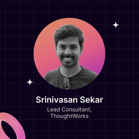 Conference Listen To Srinivasan Sekar Join The Free Online Testµ Conference By Lambdatest