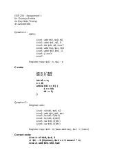 Understanding MIPS Code Execution And Register Operations Course Hero