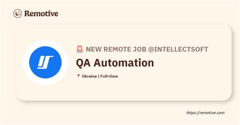 Hiring Qa Automation Intellectsoft