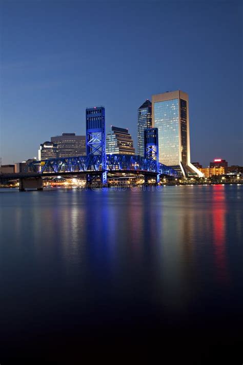 Jacksonville Florida Cityscape Stock Image Image Of Draw Downtown