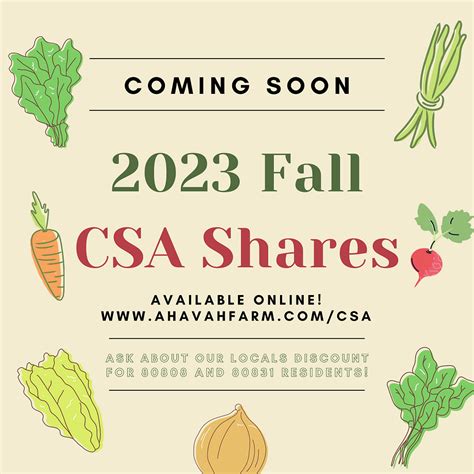 Weekly Csa Update And Harvest List