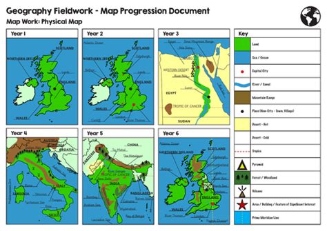 Map Progression Geography Primary Teaching Resources