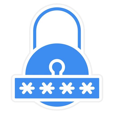 Premium Vector Password Locked Icon Style