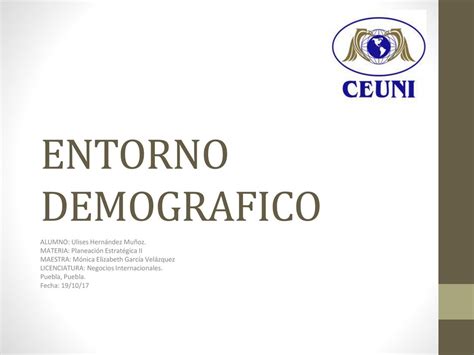 Entorno Demografico By Ulises Muñoz Flipsnack