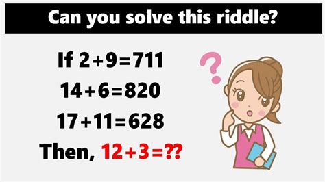 Math Riddles To Test Your Iq Can You Solve Them All