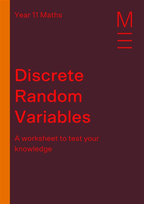 Part 9 Discrete Random Variables Year 11 Statistics