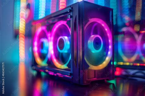 Cooling System Setupa Highperformance Cooling System Is Meticulously