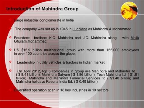 Mahindra And Mahindra Mahindra And Mahindra