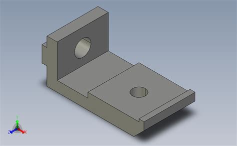 11 感应开关支架step模型图纸下载 懒石网