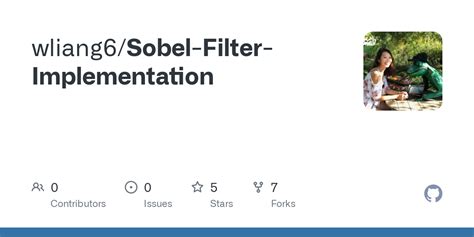 Github Wliang6sobel Filter Implementation