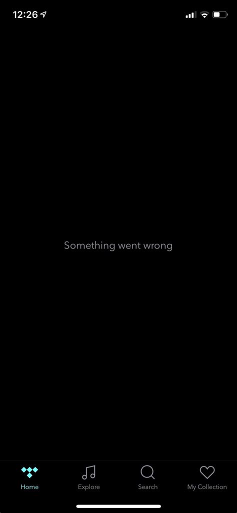 Tidal Support Is Useless Maybe This Community Can Help My Home And Explore Page On The App Are