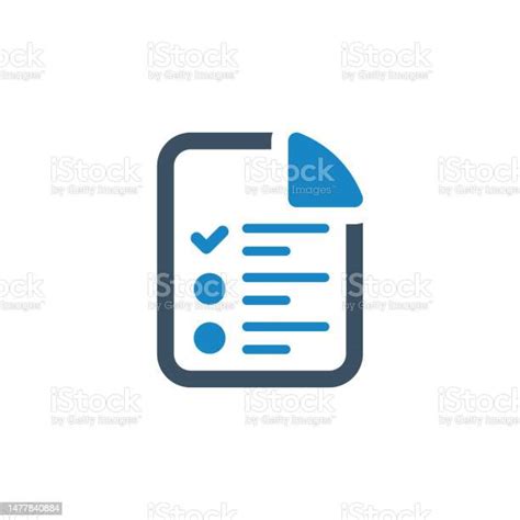 Ilustración De Ilustración Vectorial Del Icono De Prueba De Examen