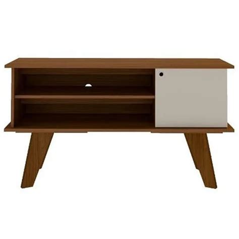 Rack Frank Para Tv Até 50 Polegadas 1 Porta Artely Cedro Off White