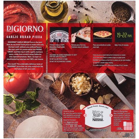 Digiorno Garlic Bread Pepperoni Frozen Pizza 307 Oz Instacart
