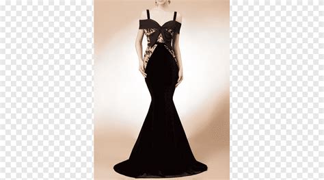 작은 검은 드레스 어깨 벨벳 레이스 드레스 공식적인 마모 패션 모델 Png Pngegg
