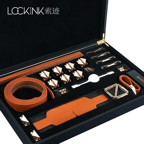 Lockink Brand New Bdsm Bondage Restraints Sex Toys Innovative Leather Bondage Kit Ratchet Buckle