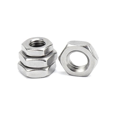 Stainless Steel Hexagon Thin Nut Manufacturer And Supplier Aozhan