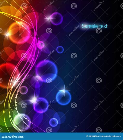 Abstract Color Glowing Background Stock Illustration Illustration Of