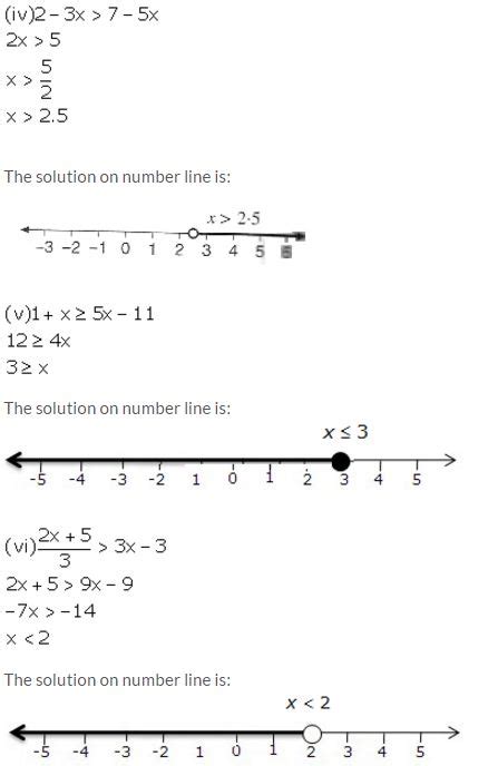 Selina Concise Mathematics Class 10 Icse Solutions Linear Inequations In One Variable Cbse