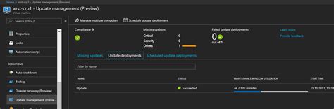 Keeping Your Azure Vms Up To Date With The Update Management Solution