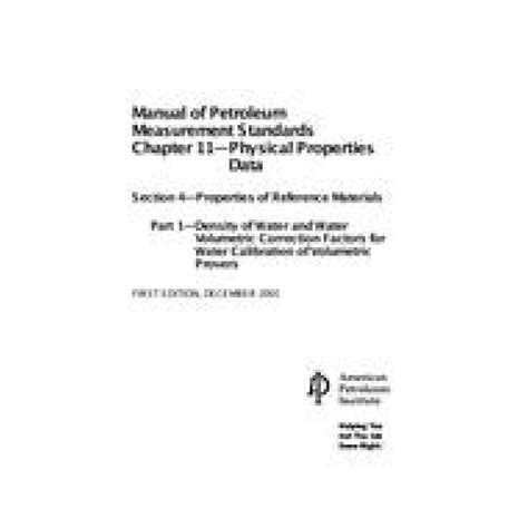 API MPMS Chapter Part R Global Standards Your Essential Resource For Standard PDF