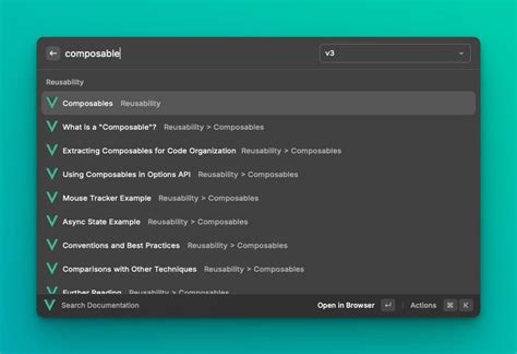 Michael Hoffmann On Linkedin 🤩 Quickly Search Vue And Vueuse Docs Using