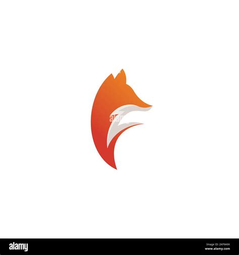 Letter F Fox Logo Design Fox Icon Stock Vector Image And Art Alamy