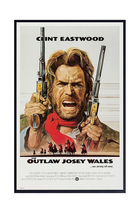Clint Eastwood The Outlaw Josey Wales Movie Poster Classic