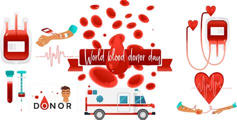 백색 배경에 고립 된 혈액 자선 요소를 주는 세계 혈액 기증자의 날 배너 웹 배너에 대한 스톡 벡터 아트 및 기타 이미지 웹 배너 헌혈 가방 Istock