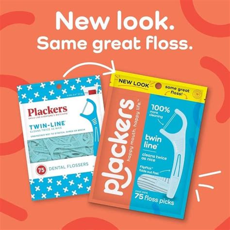 Plackers Twin Line Dental Flossers
