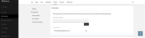 How To Setup An Email Forwarder In Enhance Control Panel