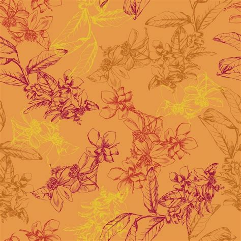 Premium Vector Beautiful Floral Seamless Pattern In Illustrator
