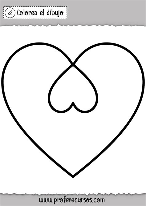 Dibujos De Corazones Para Colorear Imágenes De Corazones