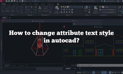 How To Change Attribute Text Style In Autocad