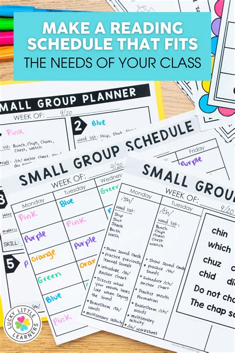 Science Of Reading Sample Literacy Block Schedule Lucky Little Learners