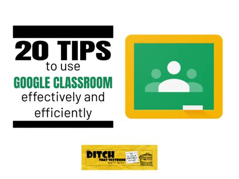 20 Google Classroom Tips For Teachers To Refine Babe Work