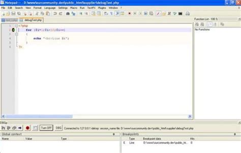 How To Setup BDGp Debugger In Notepad To Debug PHP Share Knowledge