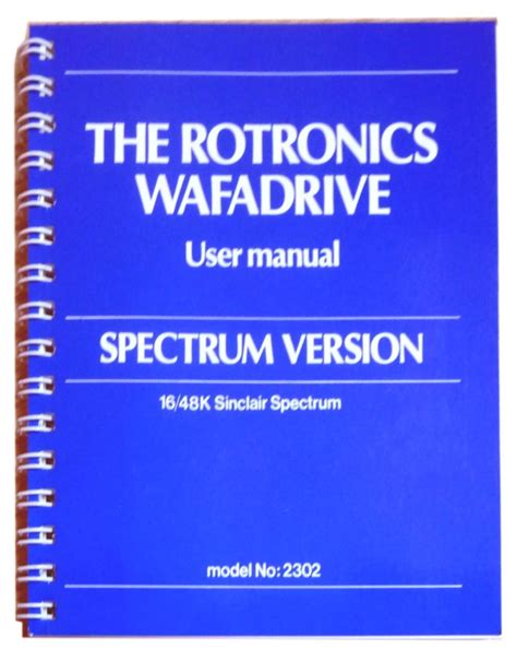Rotronics Wafadrive User Manual Manual Computing History