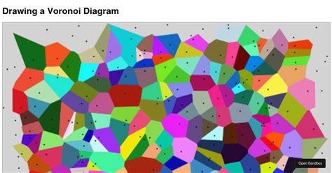 voronoi diagram examples codesandbox