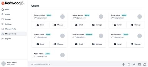 Redwood Tutorial Blog W Netlify Identity And Rbac Example Show
