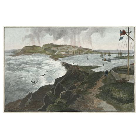 Lost Newcastle Newcastle From Nobbys Head Frederic B Schell 1886