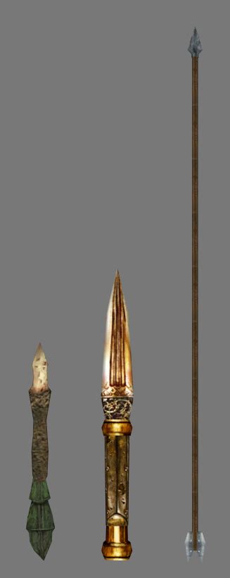 Corkbulb Dart Dwemer Throwing Knife And Orcish Arrow Image Morrowind